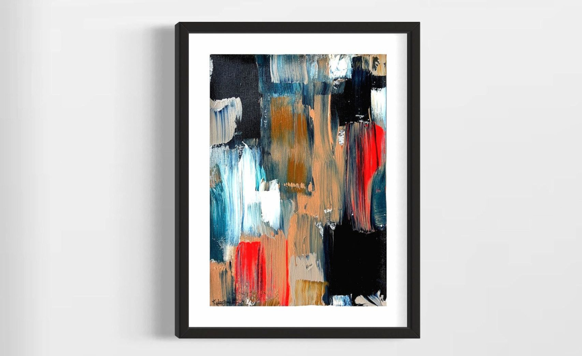 Smukt værk fra Art Flair Studio - "Beyond The Edge no.2" A4