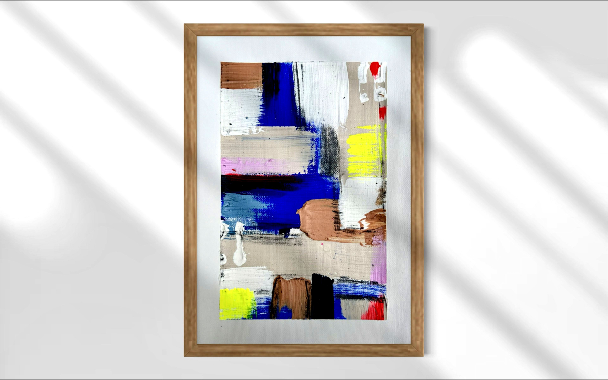 Lærredsværk "No Restrictions #10" - Malerier på lærred - til ramme - Art Flair Studio